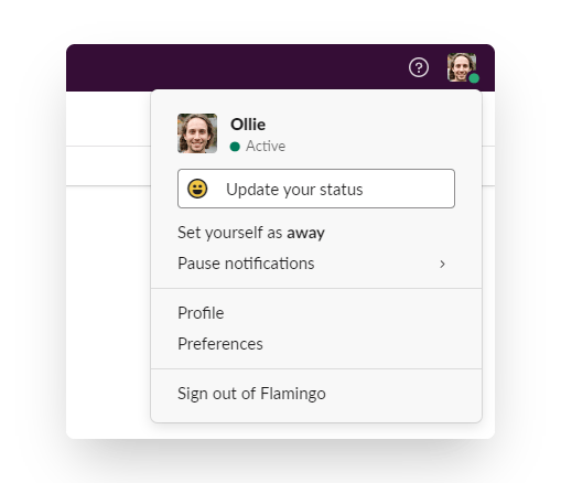 How to Set Your Slack Out of Office Status - Flamingo