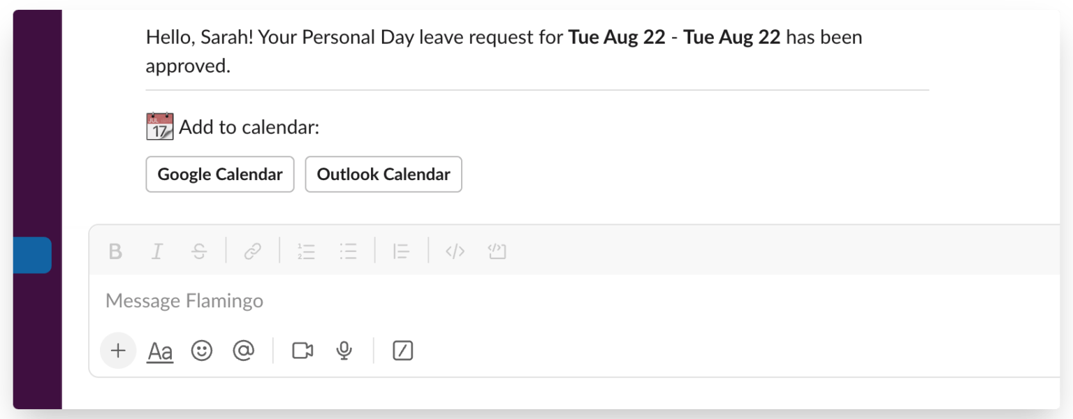 How to Write a PTO Request Email - Flamingo